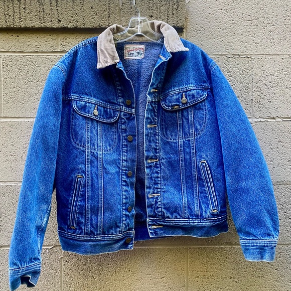 Lee | Jackets & Coats | Vintage Lee Storm Rider Jacket With Corduroy ...